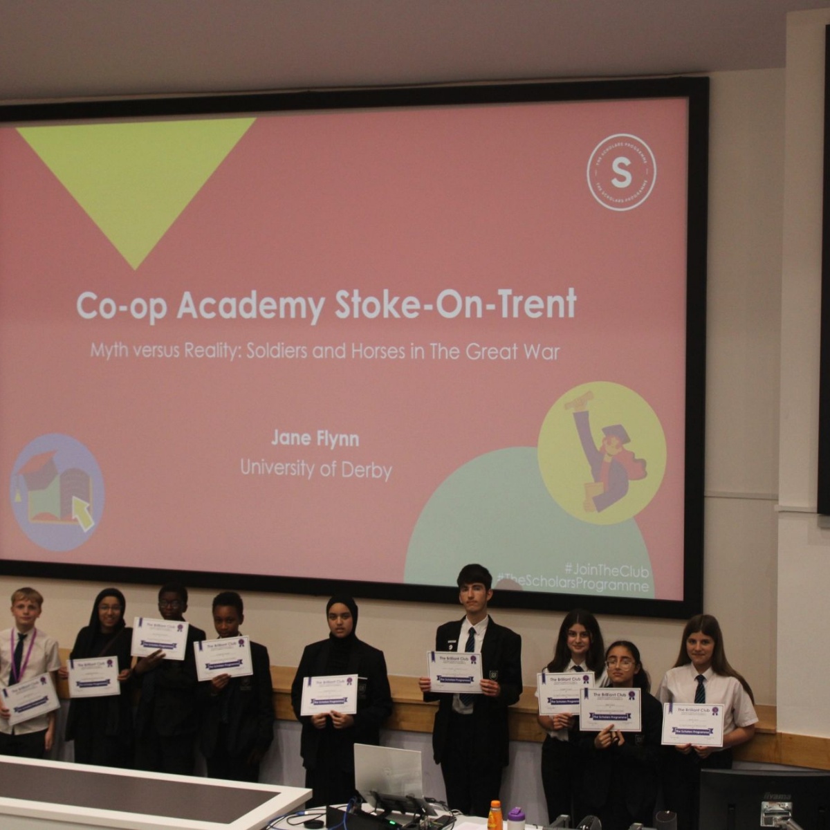 Co-op Academy Stoke-on-Trent - Brilliant Club Students Graduate